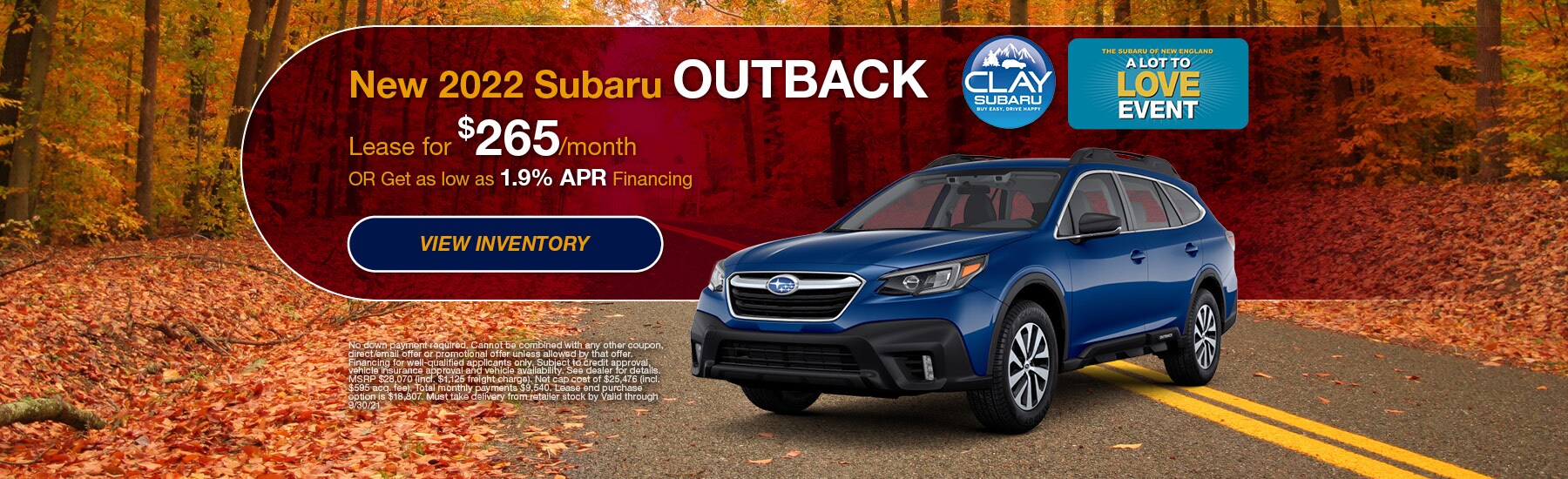 Norwood's Clay Subaru Dealership Serving Boston & Brookline, MA