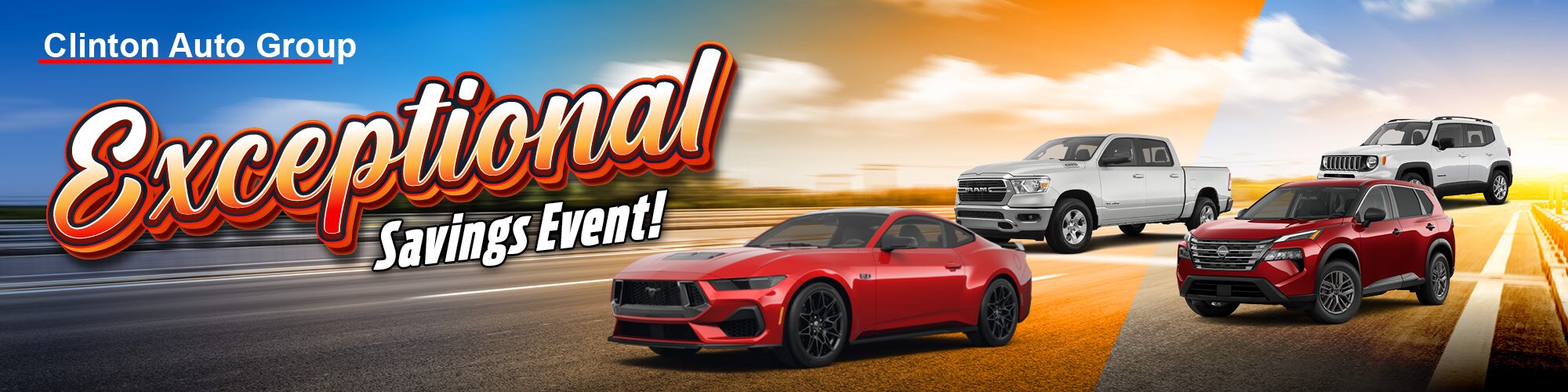 New Vehicle Monthly Specials | Clinton Auto Group