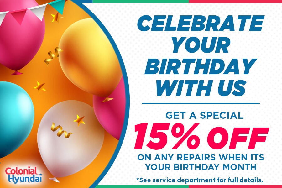 Colonial Hyundai Service Specials | Colonial Hyundai