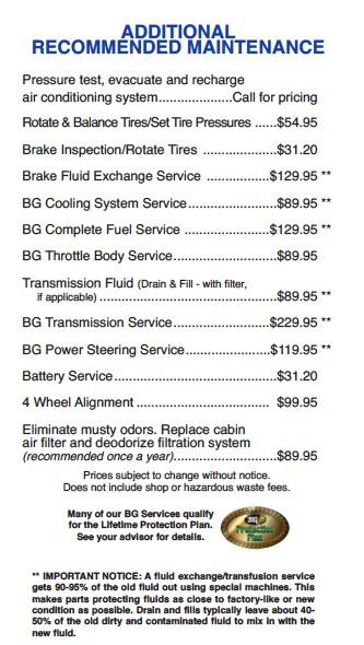 Recommended Subaru Services - Car Repair Danbury