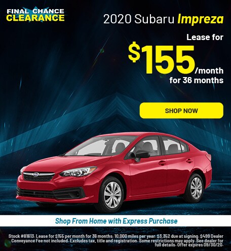New Vehicle Specials | Colonial Subaru