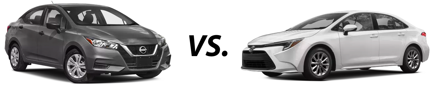 Nissan Versa Vs Toyota Corolla