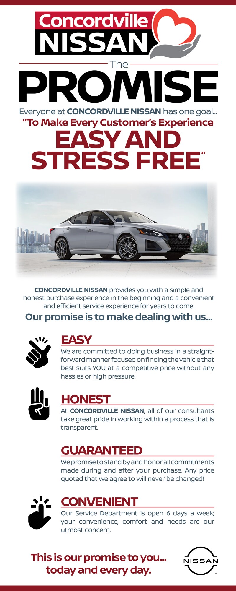 Concordville Promise - Our Pledge To You | Nissan Dealer Near Me ...
