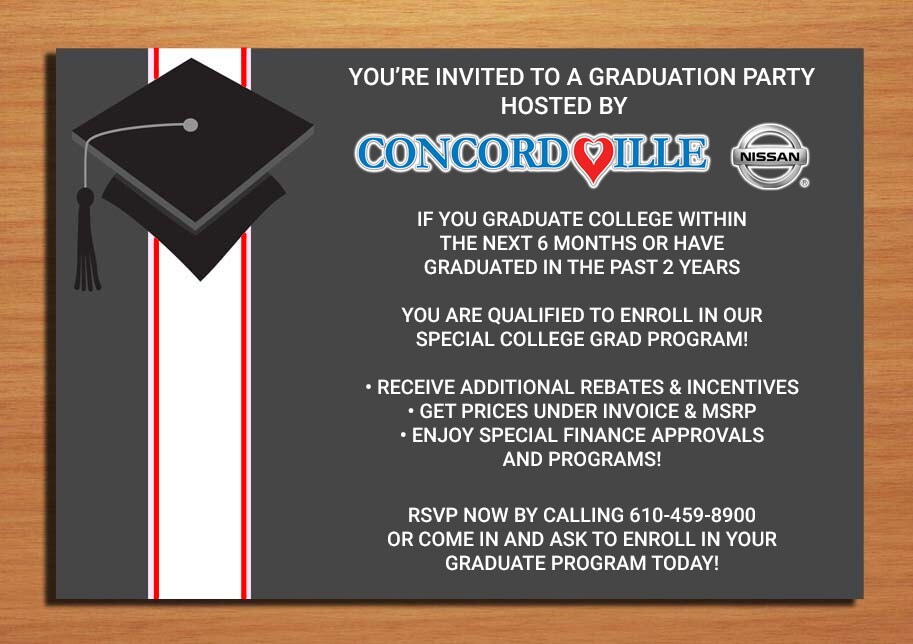 College Grad Program | Concordville Nissan