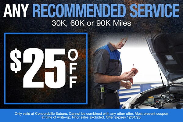 Subaru Service Coupons | Glen Mills PA Dealer | Concordville Subaru
