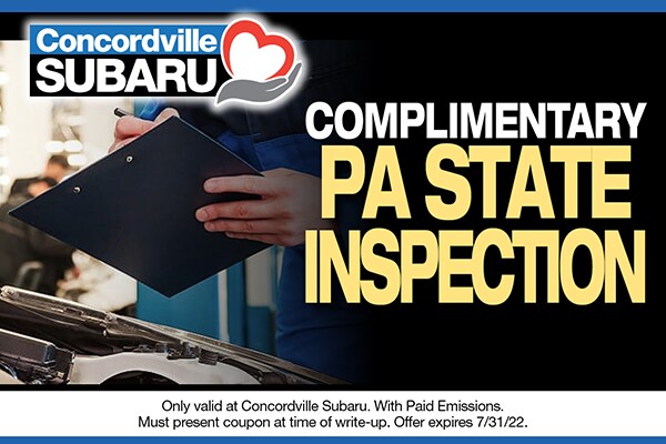 Subaru Service Coupons | Glen Mills PA Dealer | Concordville Subaru