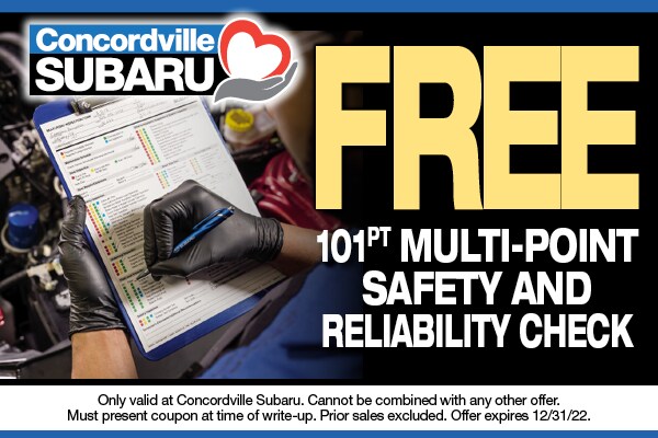 Subaru Service Coupons | Glen Mills PA Dealer | Concordville Subaru