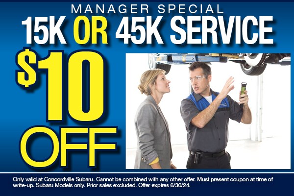 Subaru Service Coupons | Glen Mills PA Dealer | Concordville Subaru