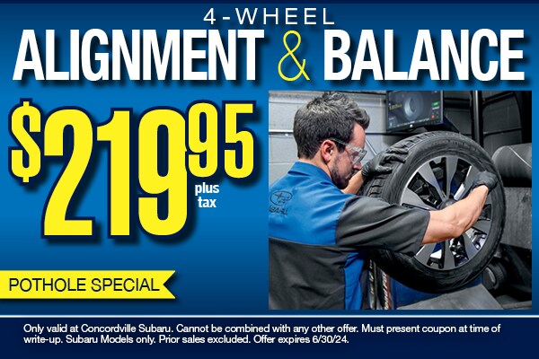 Subaru Service Coupons | Glen Mills PA Dealer | Concordville Subaru