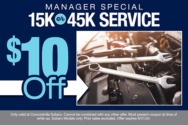 Subaru Service Coupons | Glen Mills PA Dealer | Concordville Subaru