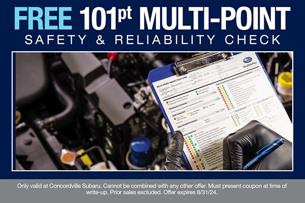 Subaru Service Coupons | Glen Mills PA Dealer | Concordville Subaru