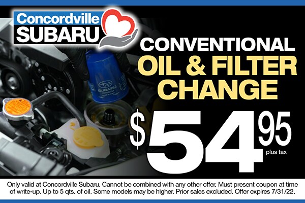 Subaru Service Coupons | Glen Mills PA Dealer | Concordville Subaru