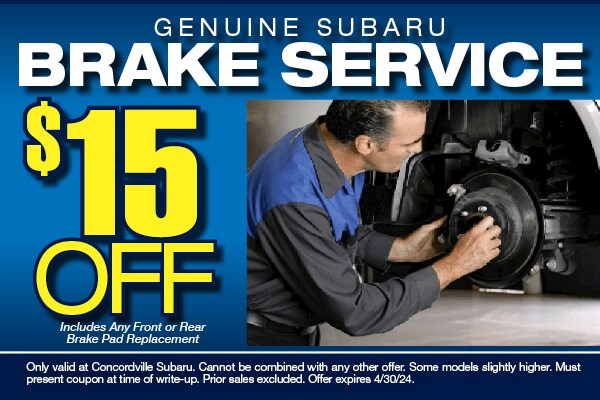Subaru Service Coupons | Glen Mills PA Dealer | Concordville Subaru