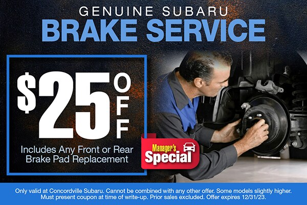 Subaru Service Coupons | Glen Mills PA Dealer | Concordville Subaru