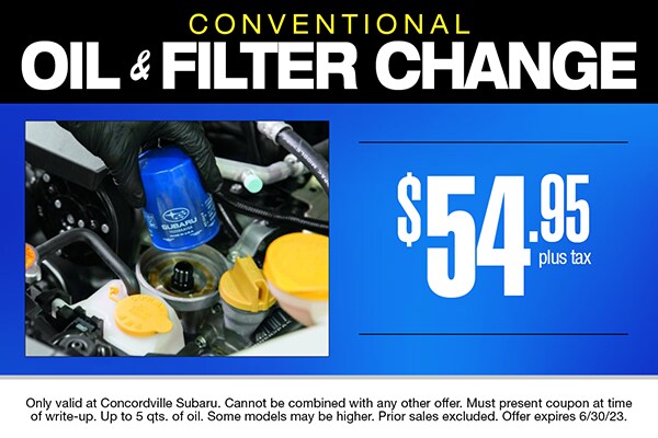 Subaru Service Coupons | Glen Mills PA Dealer | Concordville Subaru