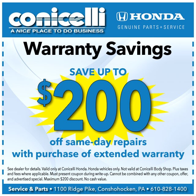 Conicelli Honda Service Coupons | Conicelli Honda