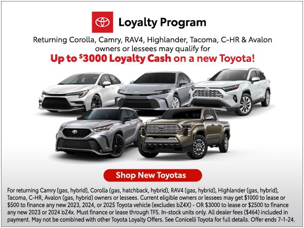 Toyota Loyalty Programs | Buy or Lease a Toyota near Malvern, PA