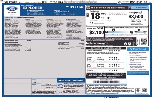 Used 2019 Ford Explorer For Sale at Corwin Automotive Group | VIN ...