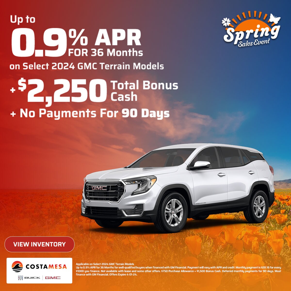 New Vehicle Specials | Costa Mesa GMC