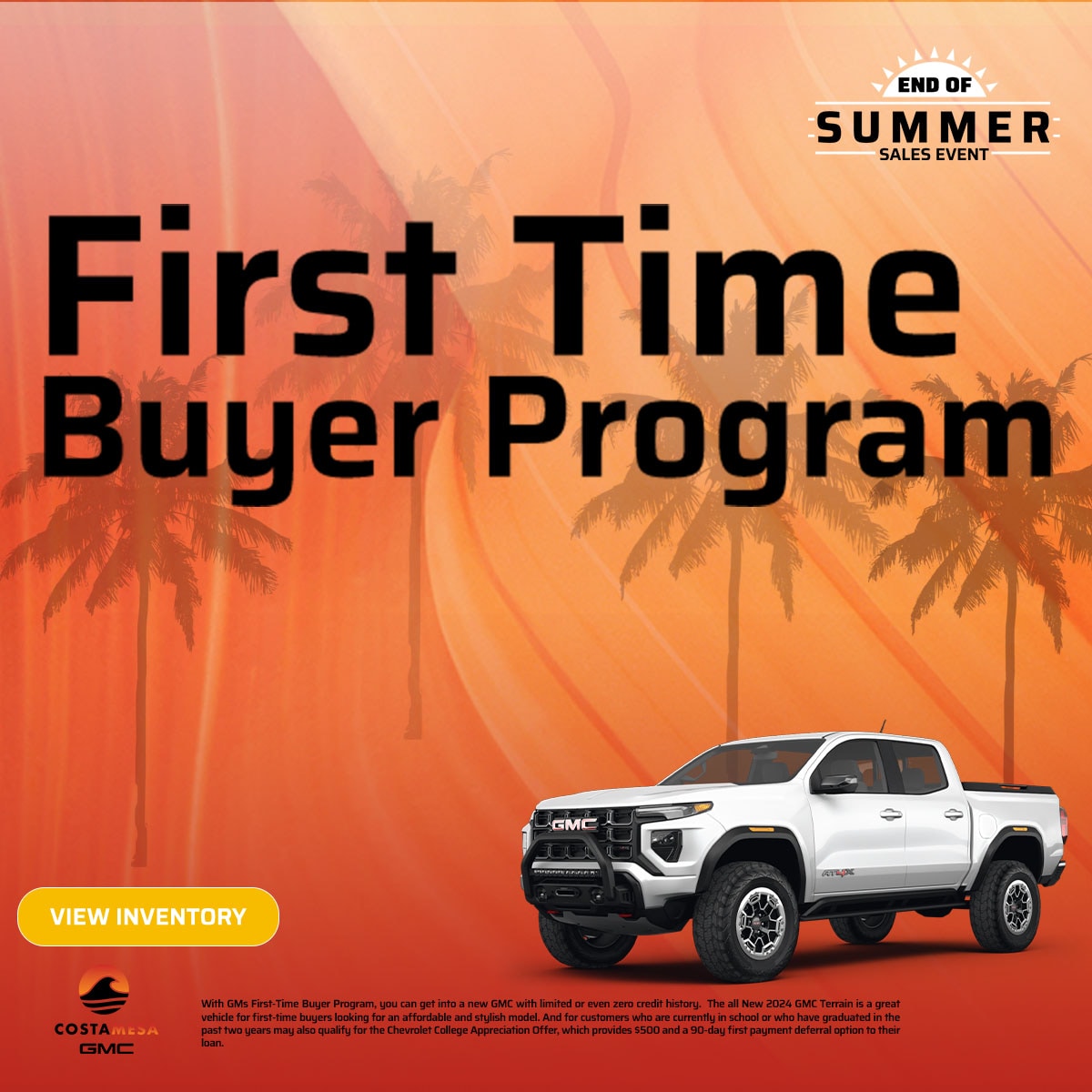 New Vehicle Specials | Costa Mesa GMC