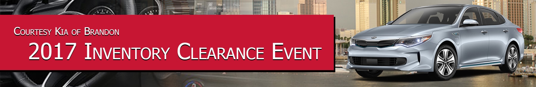 2017 Kia Inventory Clearance Event | Tampa FL | Courtesy Kia of Brandon