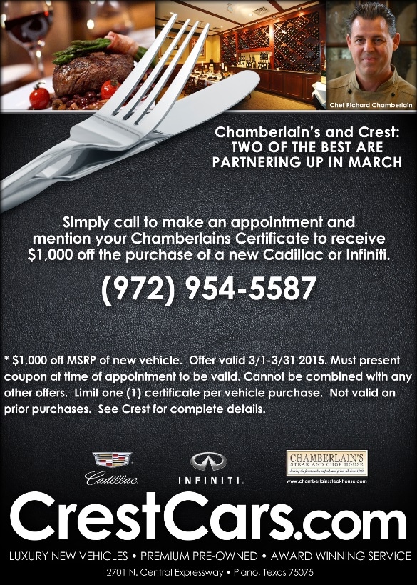 Two of the Best - Chamberlain's and Crest! | Crest Cars