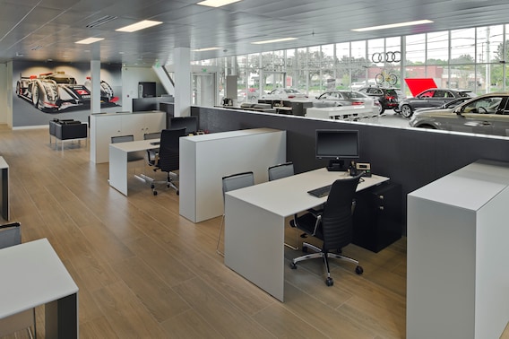 Audi Dealership Inside