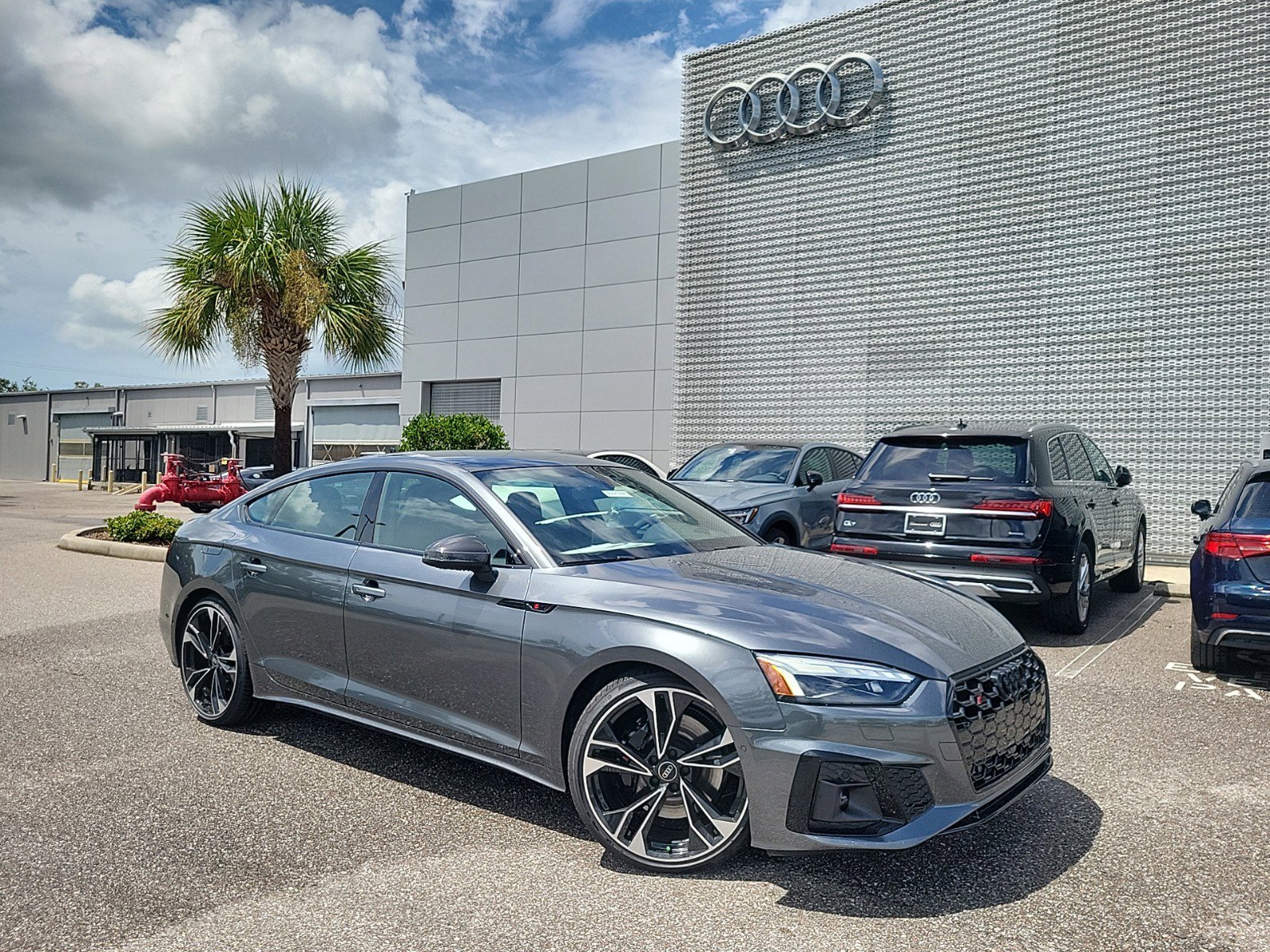 Grey Audi S5 Black Optics