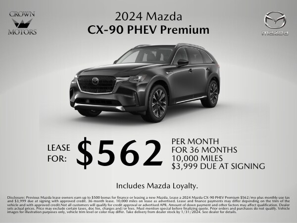 New Vehicle Specials | Crown Mazda