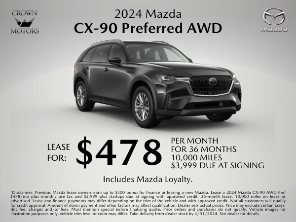 New Vehicle Specials | Crown Mazda