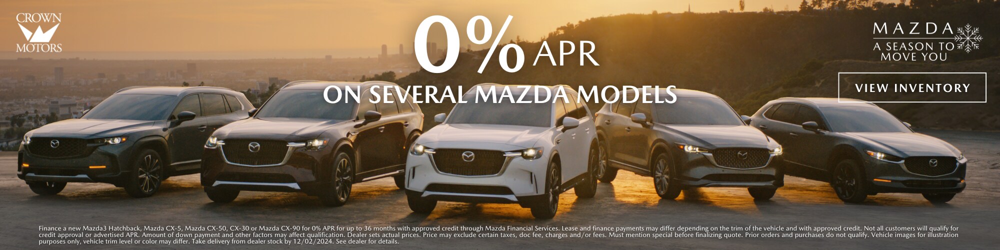 New Vehicle Specials | Crown Mazda