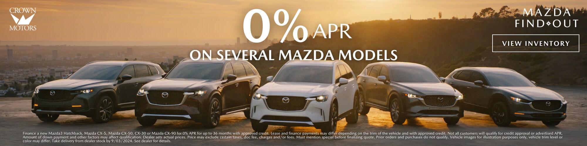 New Vehicle Specials | Crown Mazda