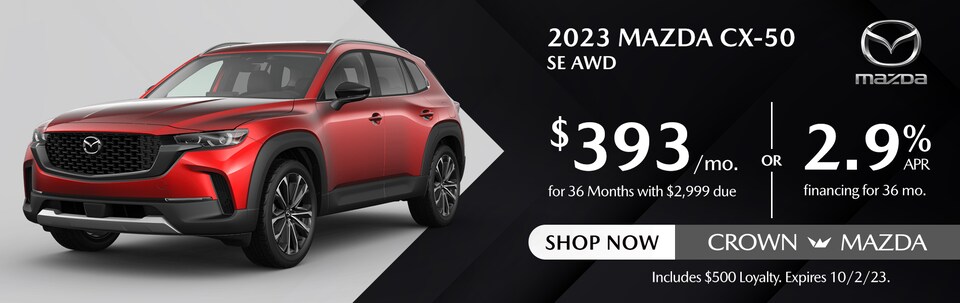 New Vehicle Specials | Crown Mazda