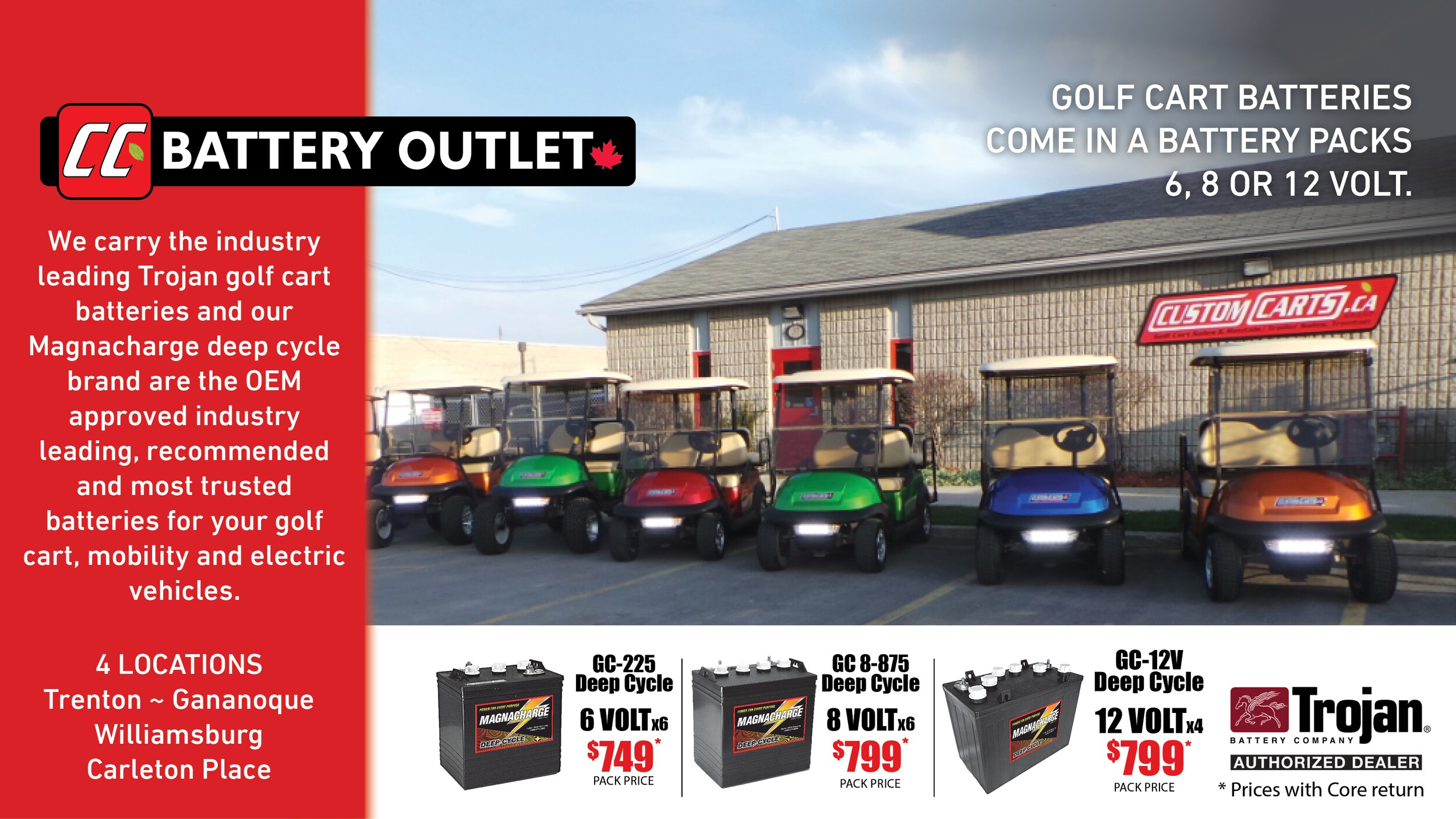 Customcarts.ca - Golf Carts and Golf Car Parts Superstore