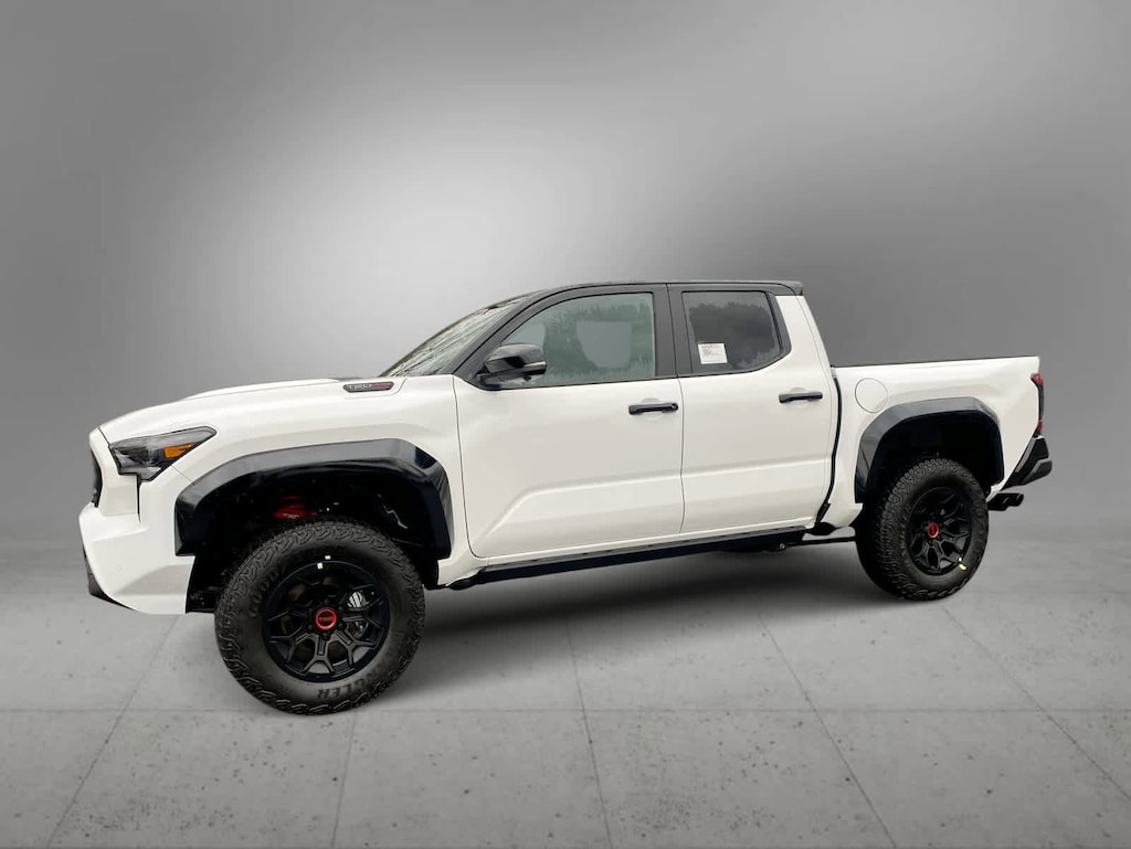 New 2025 Toyota Tacoma i-FORCE MAX TRD Pro Ice Cap with Black roof For ...