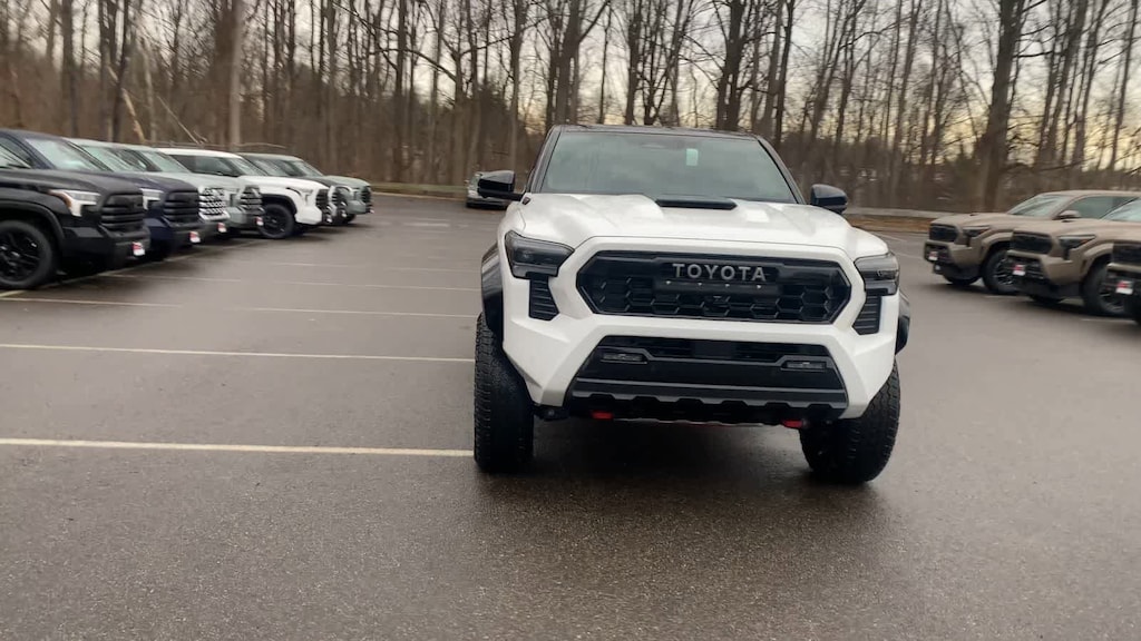 New 2025 Toyota Tacoma i-FORCE MAX TRD Pro Ice Cap with Black roof For ...