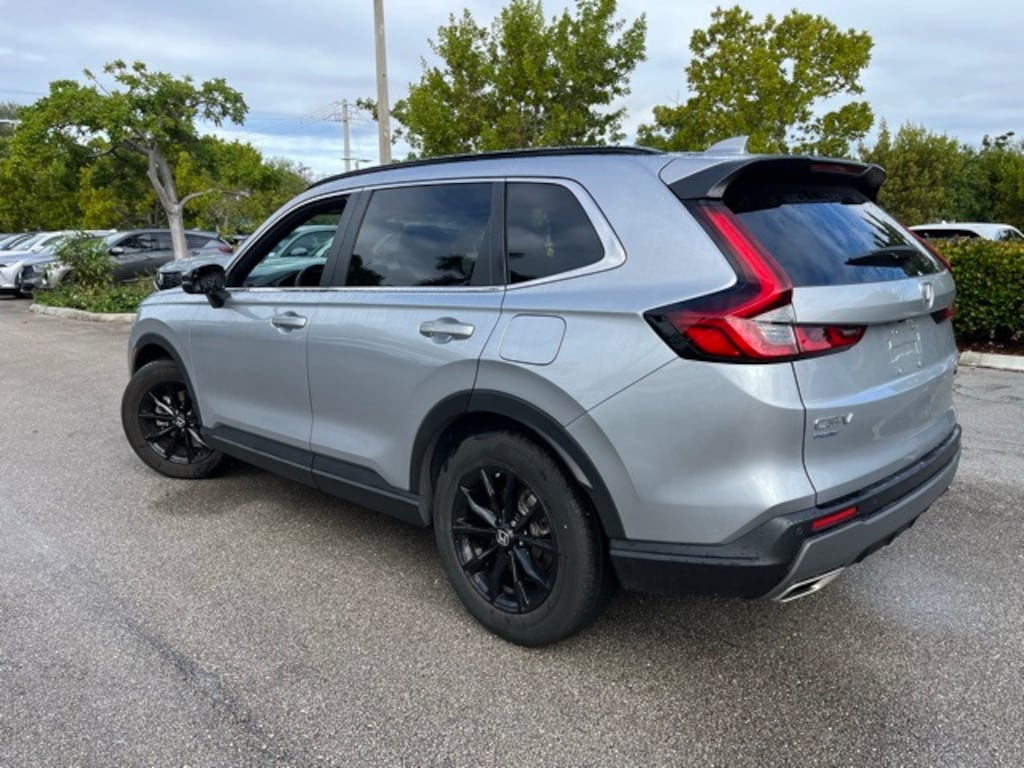 Used Lunar Silver 2024 Honda CR-V Hybrid Sport-L For Sale in Delray ...