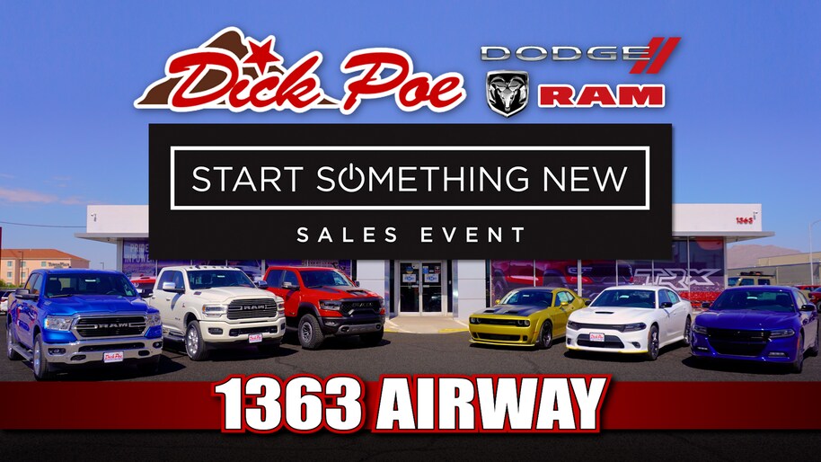 New Dodge, RAM Truck & Used Car Dealer in El Paso | Dick Poe Dodge