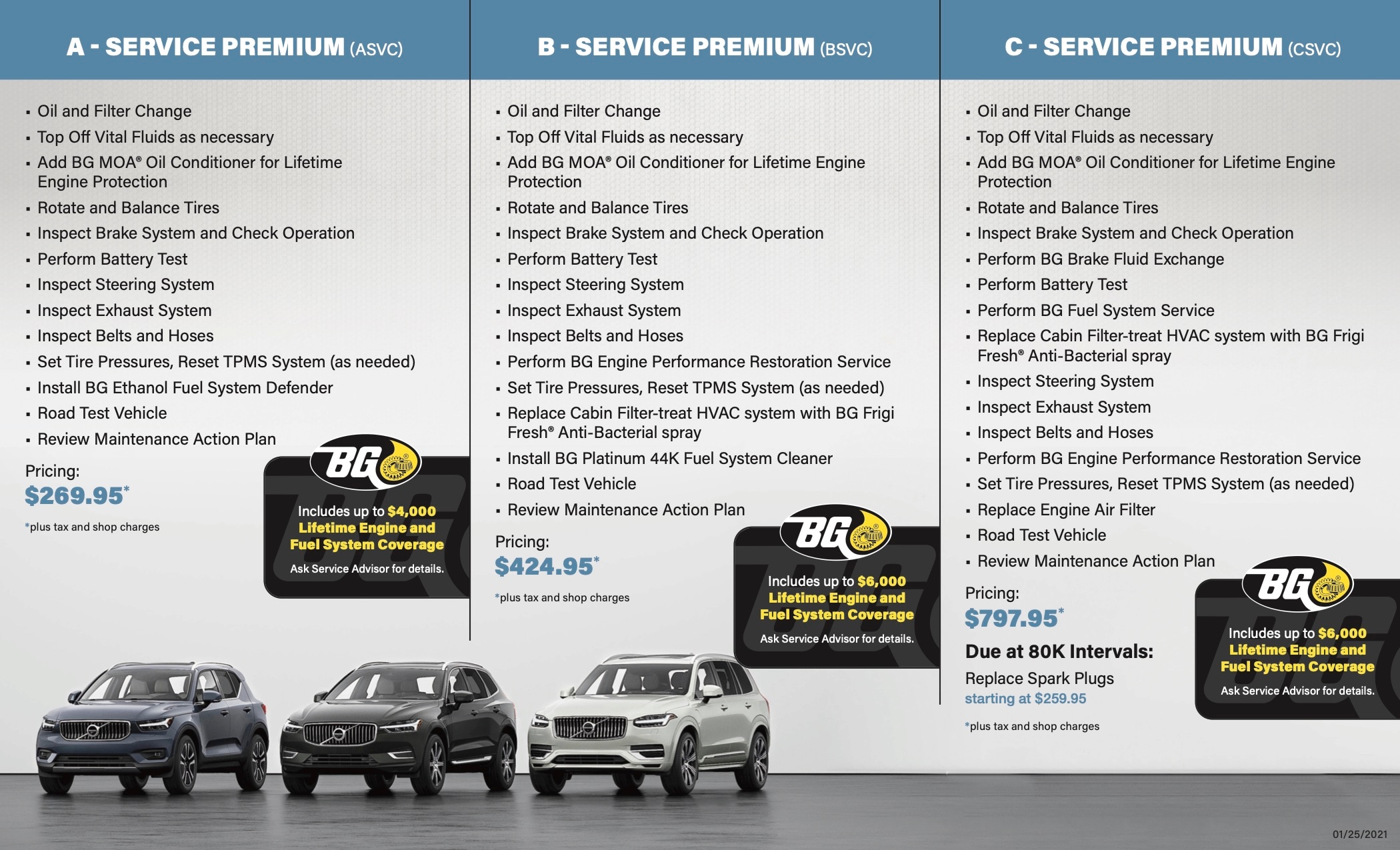 BG Maintenance | Beyer Volvo Cars Dulles
