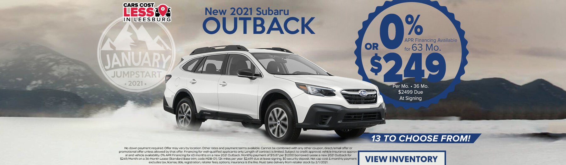 New 2020-2021 Subaru & Used Car Dealership in Leesburg, VA