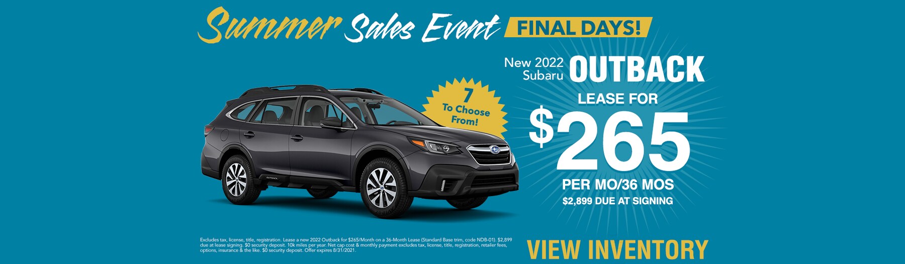 New 2021-2022 Subaru & Used Car Dealership in Leesburg, VA