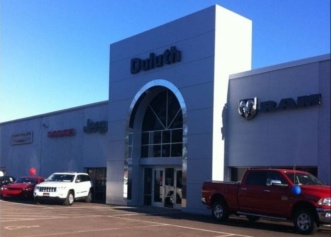New Jeep, RAM, Dodge, Chrysler and Used Car Dealer Serving Duluth