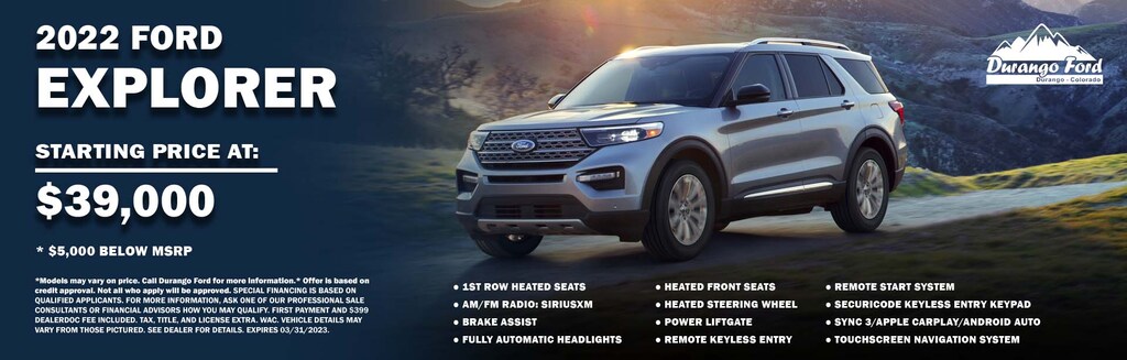 Durango Ford | New & Used Ford Dealer in Durango CO