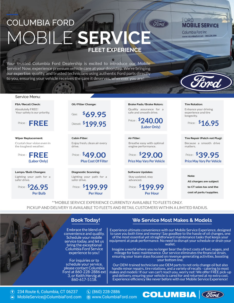 Mobile Service | Columbia Ford Kia
