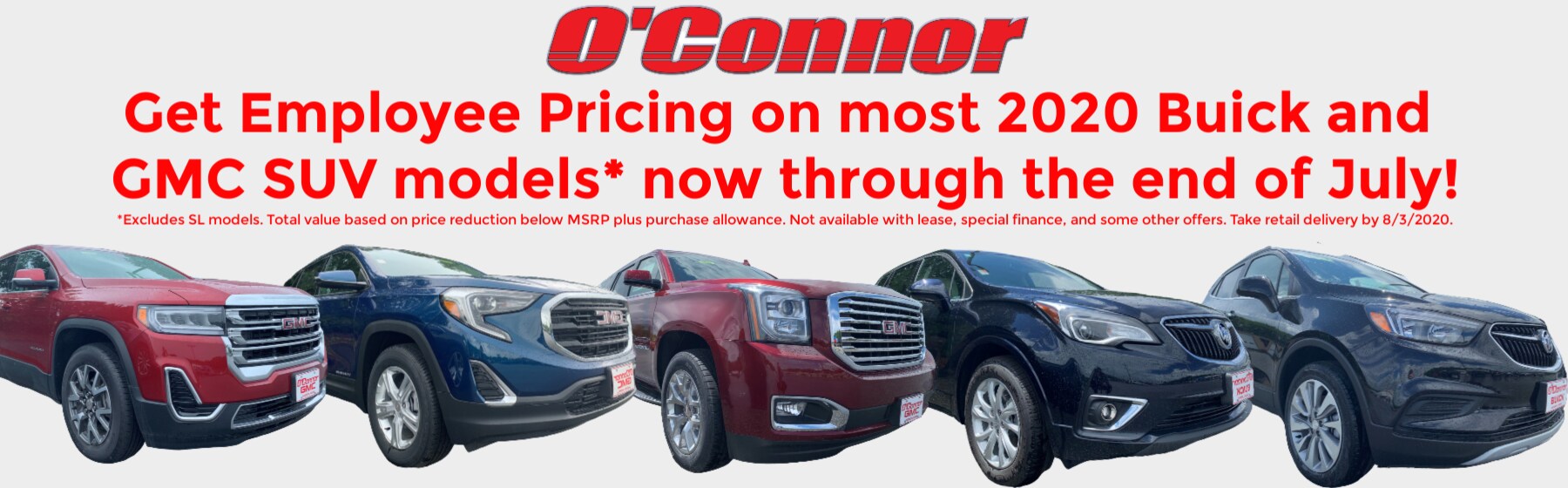New GMC, Chevrolet, Buick & Used Car Dealer in Augusta | O'Connor Auto Park