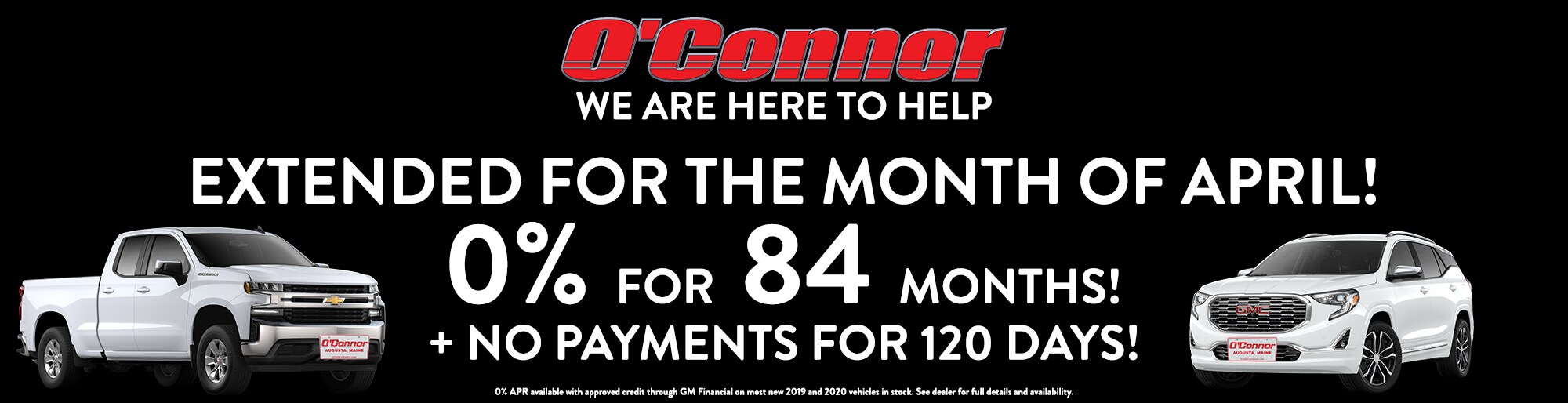 New GMC, Chevrolet, Buick & Used Car Dealer in Augusta | O'Connor Auto Park