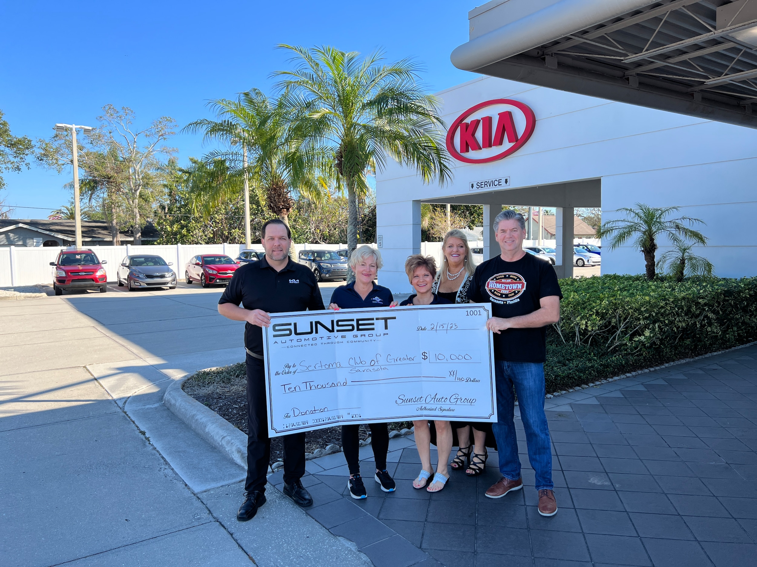 Sunset Gives Back | Sunset Automotive Group