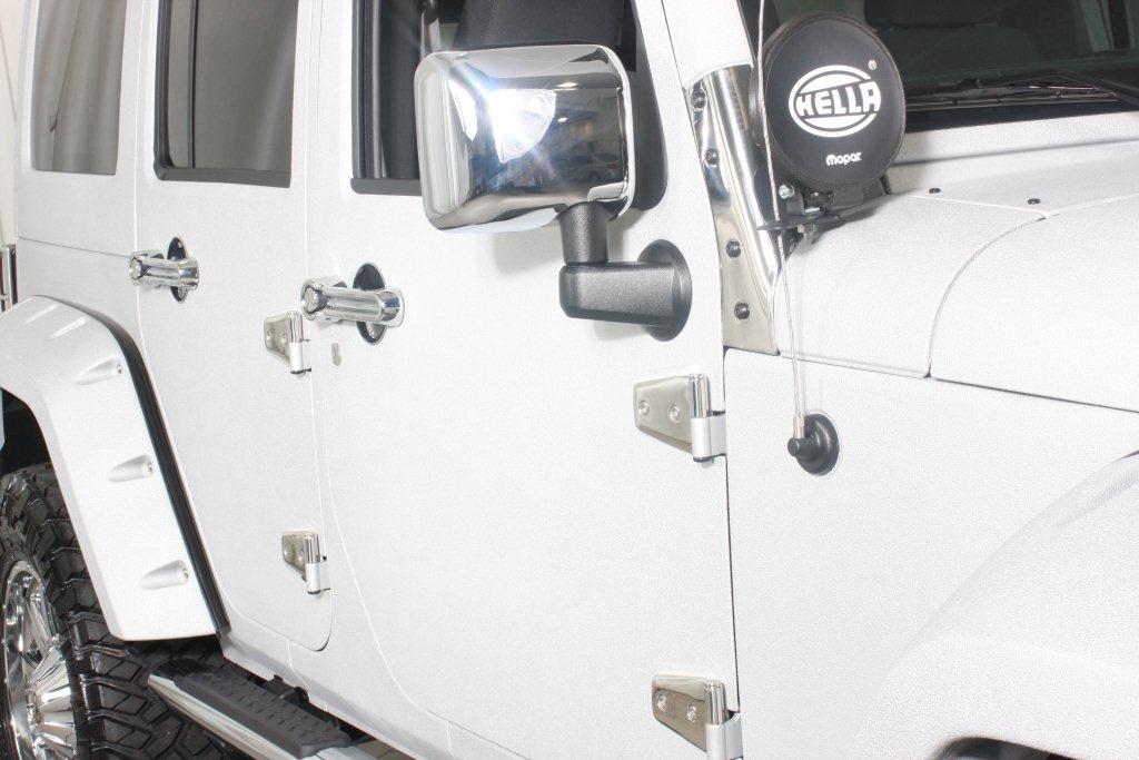 The White Chrome and Rhino Custom Jeep Wrangler by Eastchester Customs