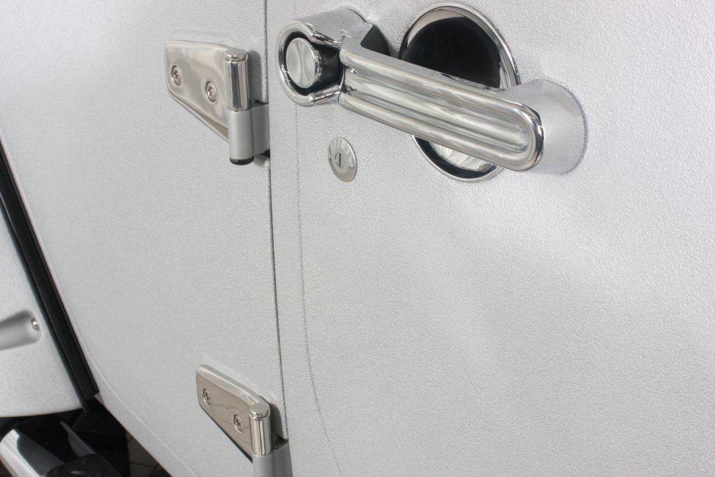 The White Chrome and Rhino Custom Jeep Wrangler by Eastchester Customs