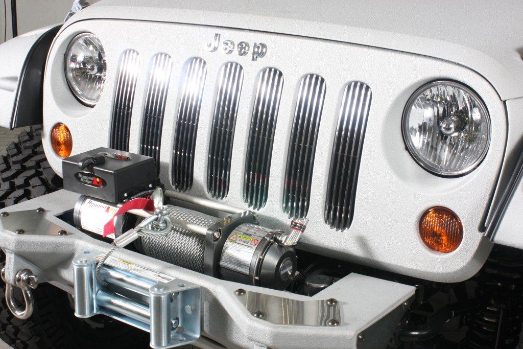 The White Chrome and Rhino Custom Jeep Wrangler by Eastchester Customs